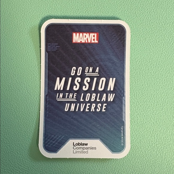 Marvel | Toys | 224 Loblaws Marvel Avengers Logo Power 26 Collector ...